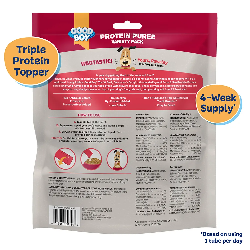 Protein Puree Variety Pack Mixers 30ct