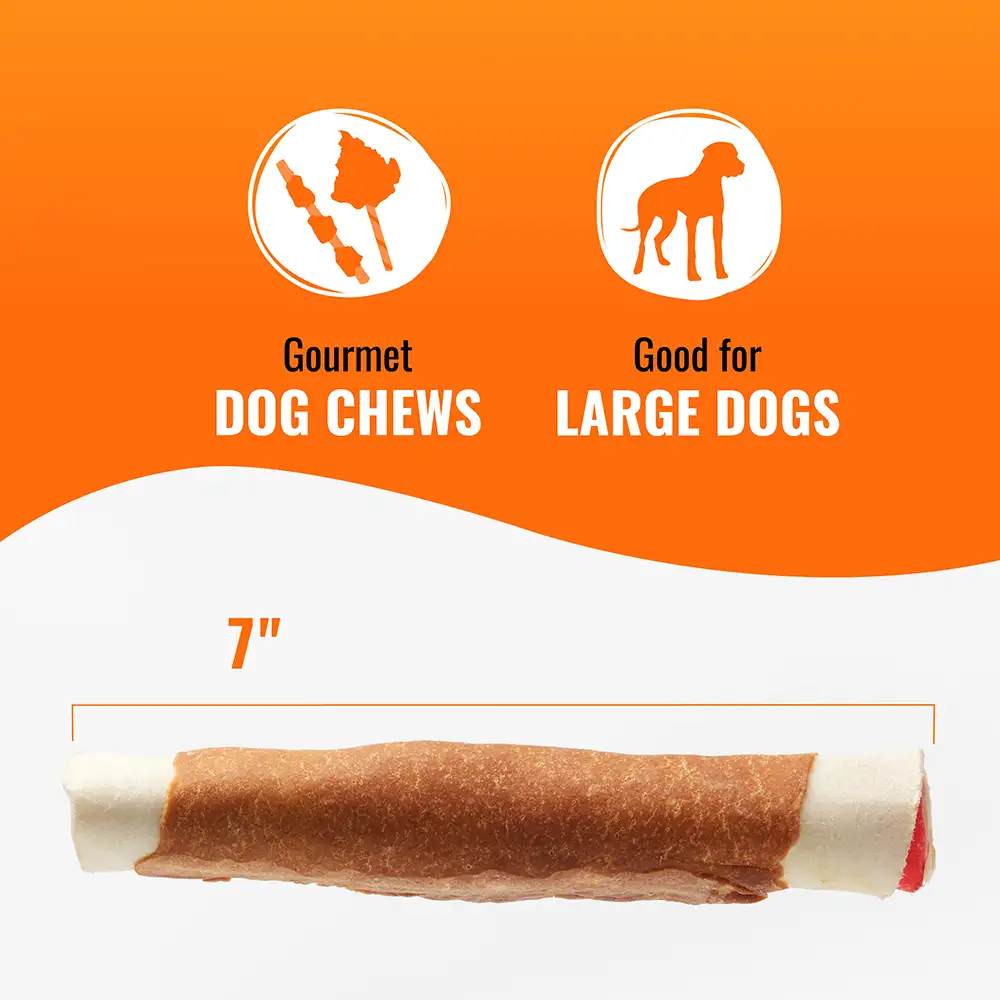 Good ‘n’ Fun Triple Flavor Rolls for Large Dogs, Treat Your Large Dog ...